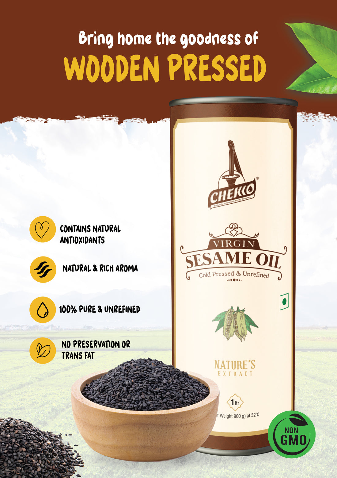 Chekko Cold Pressed Unrefined Oils – Chekko Oils Store