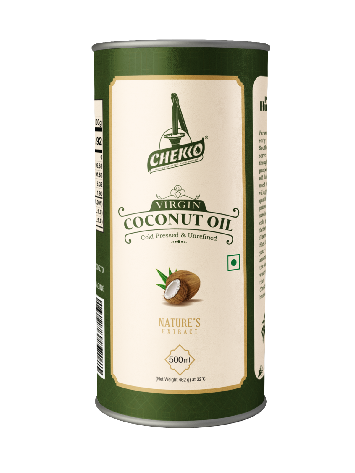 Wooden Cold Pressed Virgin Coconut Oil – Chekko Oils Store