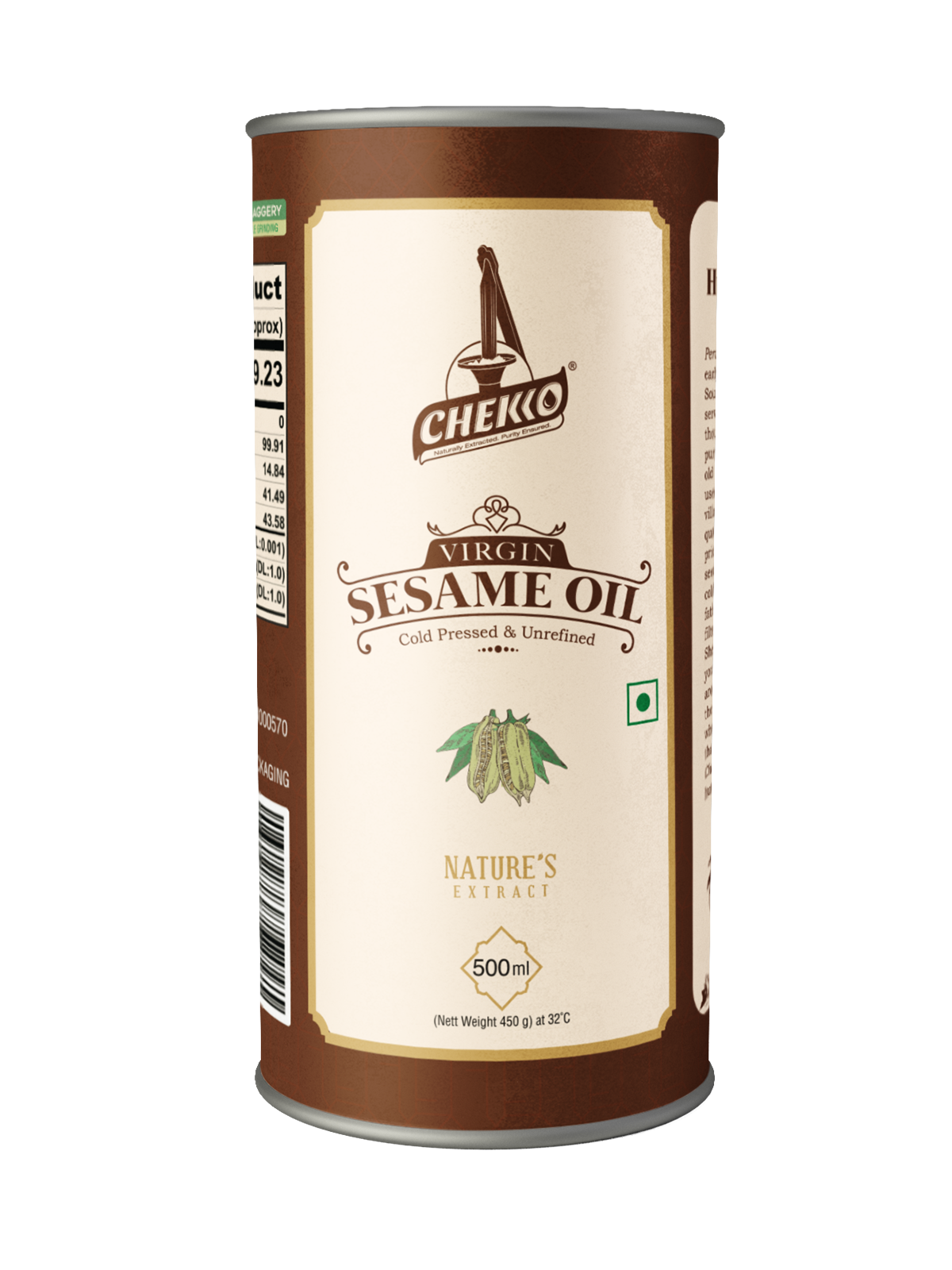 Wooden Cold Pressed Sesame Oil – Chekko Oils Store