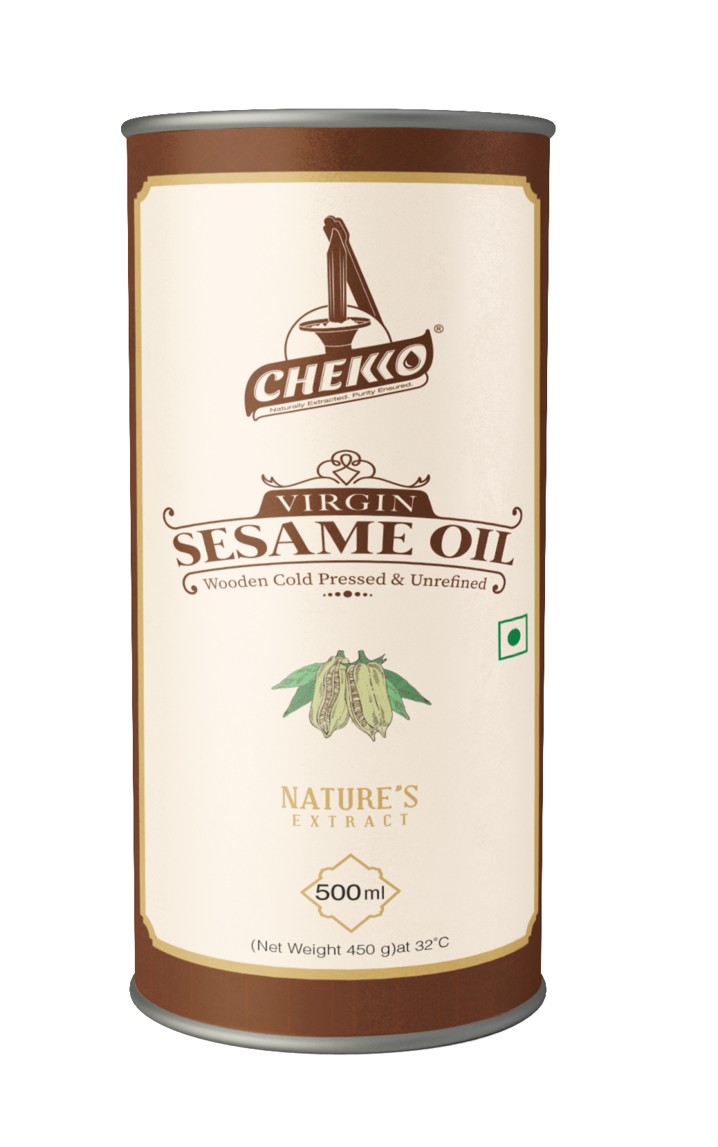 Wooden Cold Pressed Sesame Oil – Chekko Oils Store
