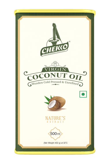 Wooden Cold Pressed Virgin Coconut Oil – Chekko Oils Store